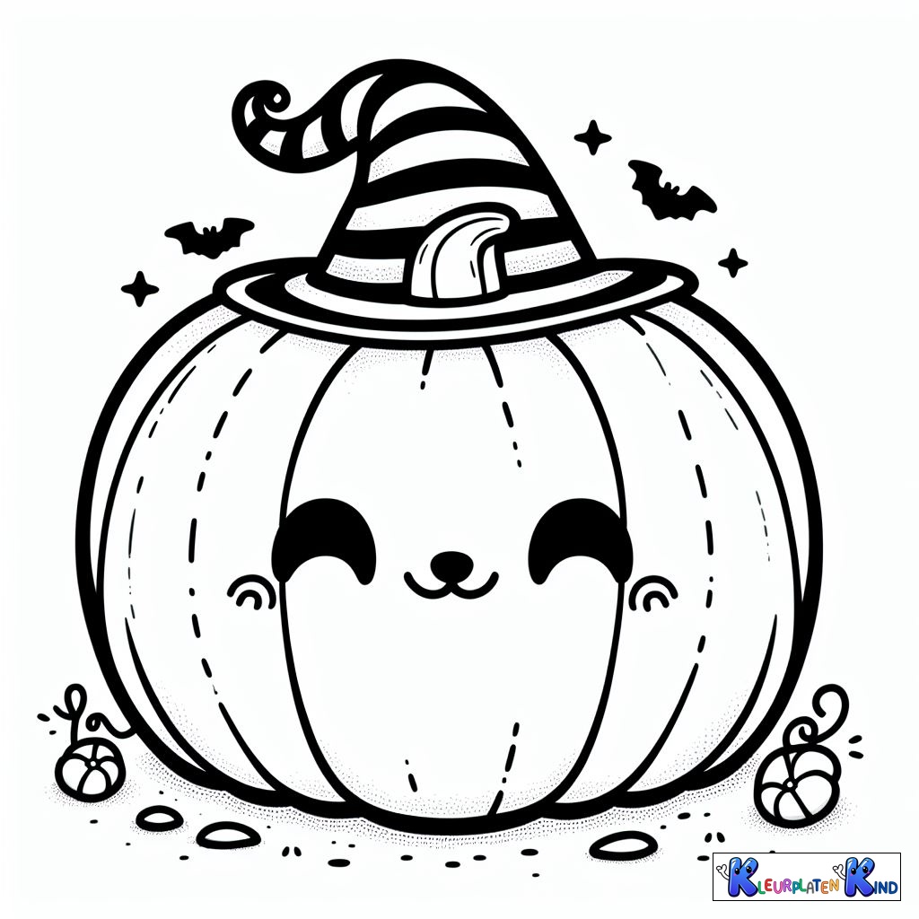 20 griezelige Halloween-pompoen kleurplaten om te printen