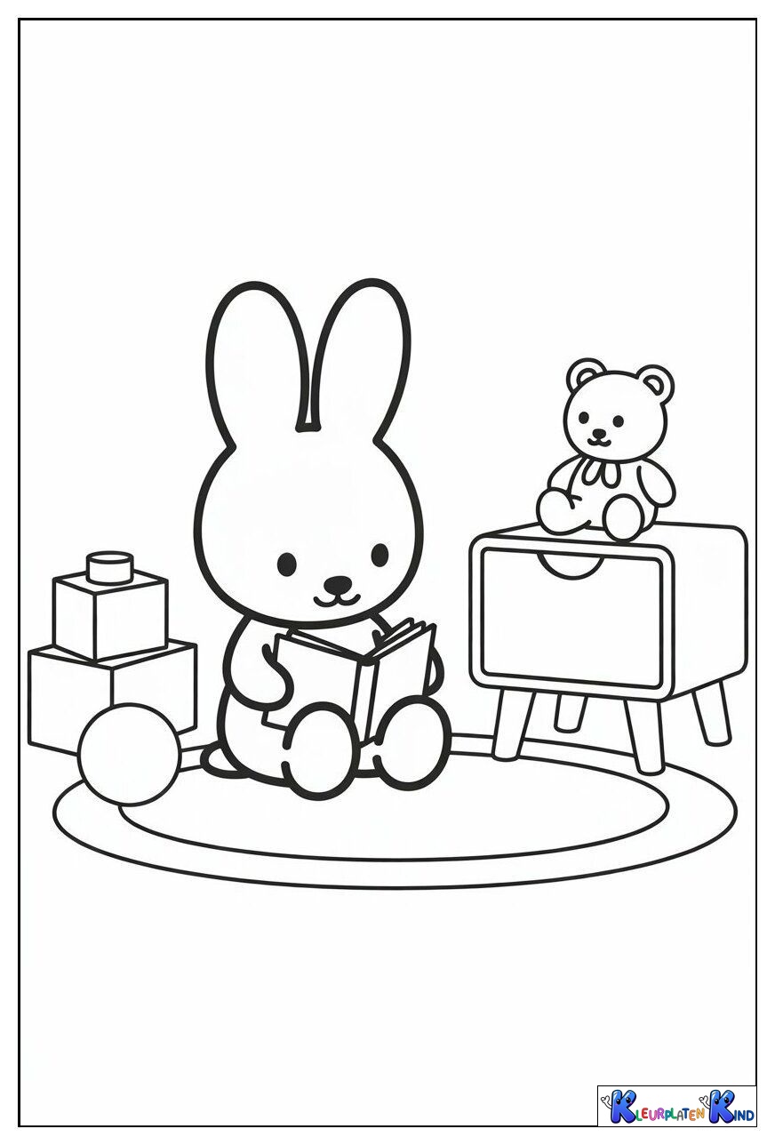 30 schattige Nijntje kleurplaten om gratis te printen