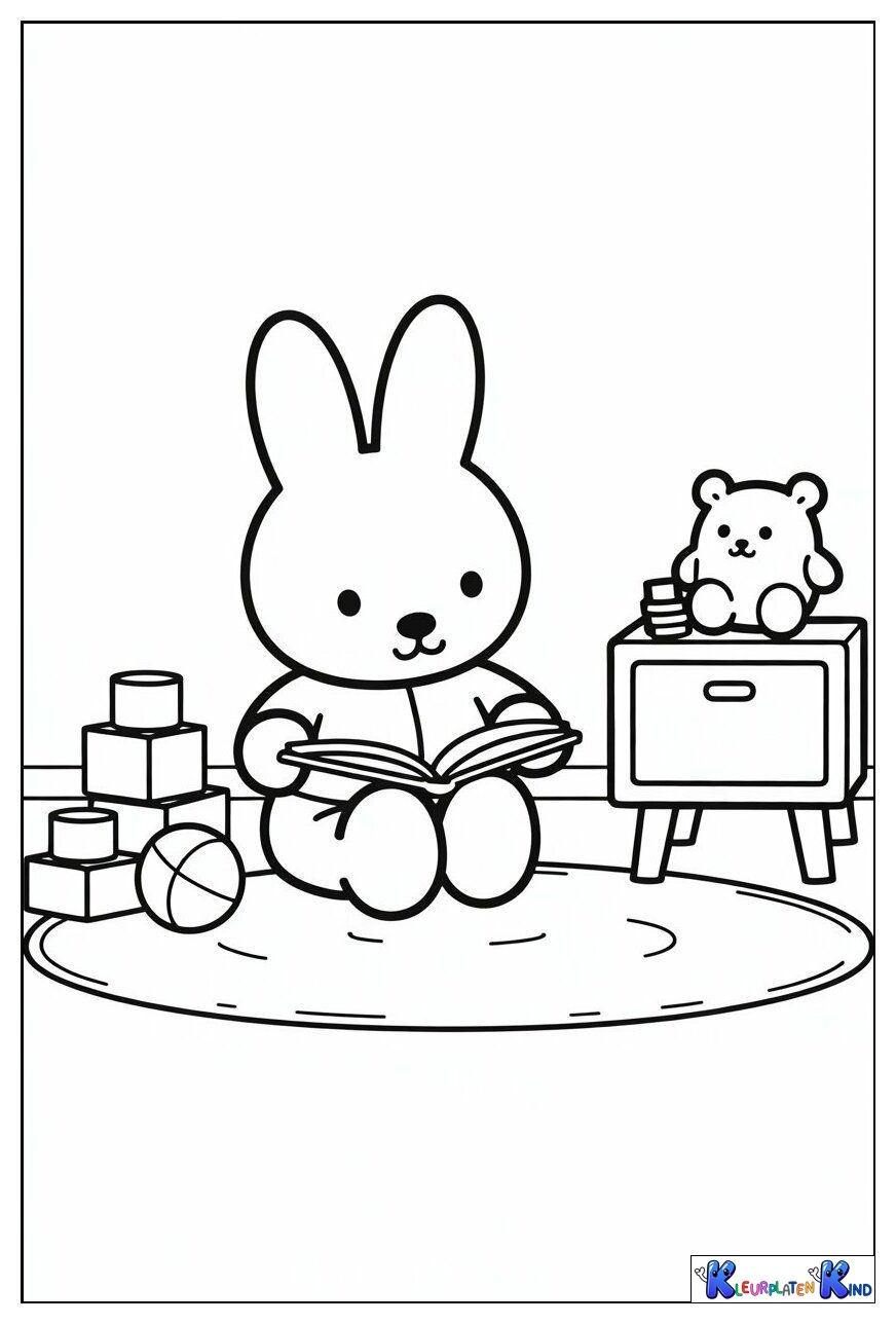 30 schattige Nijntje kleurplaten om gratis te printen