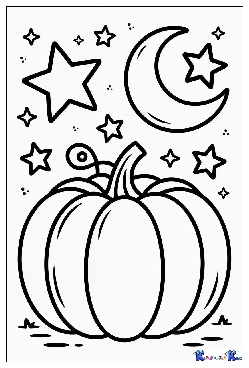 30 leuke pompoen kleurplaten om gratis te printen