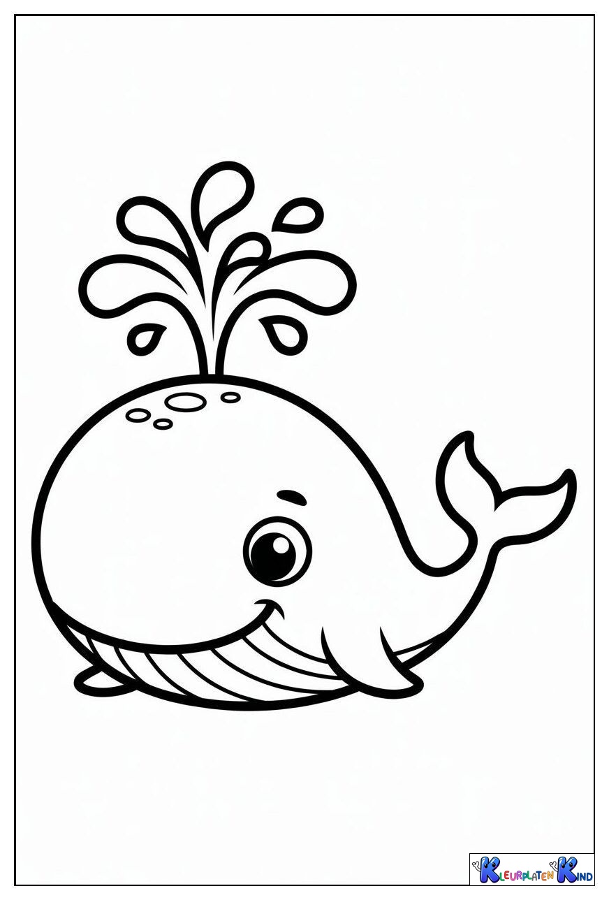22 Walvis kleurplaten om gratis te printen en kleuren