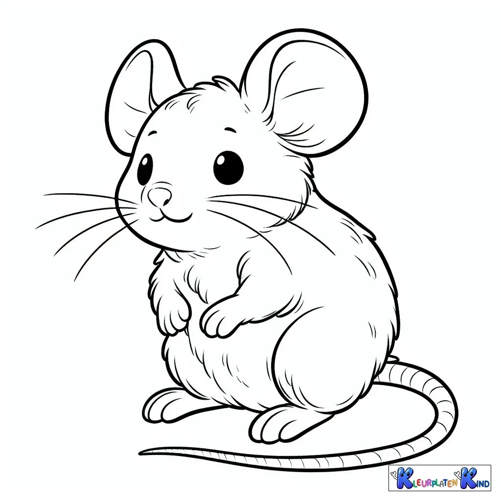 13 leuke muis kleurplaten gratis downloaden