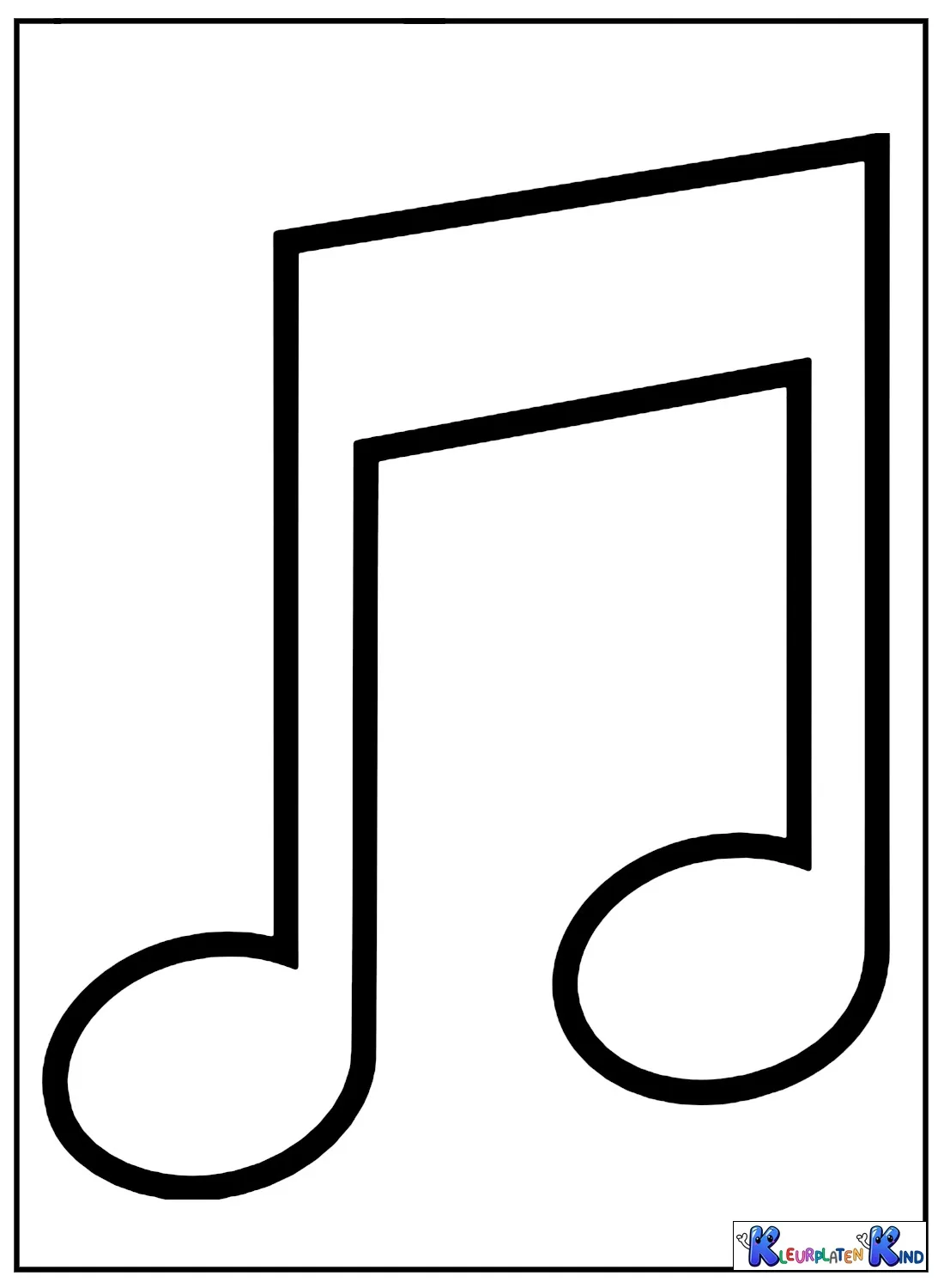 15 muzieknoot kleurplaten gratis pdf