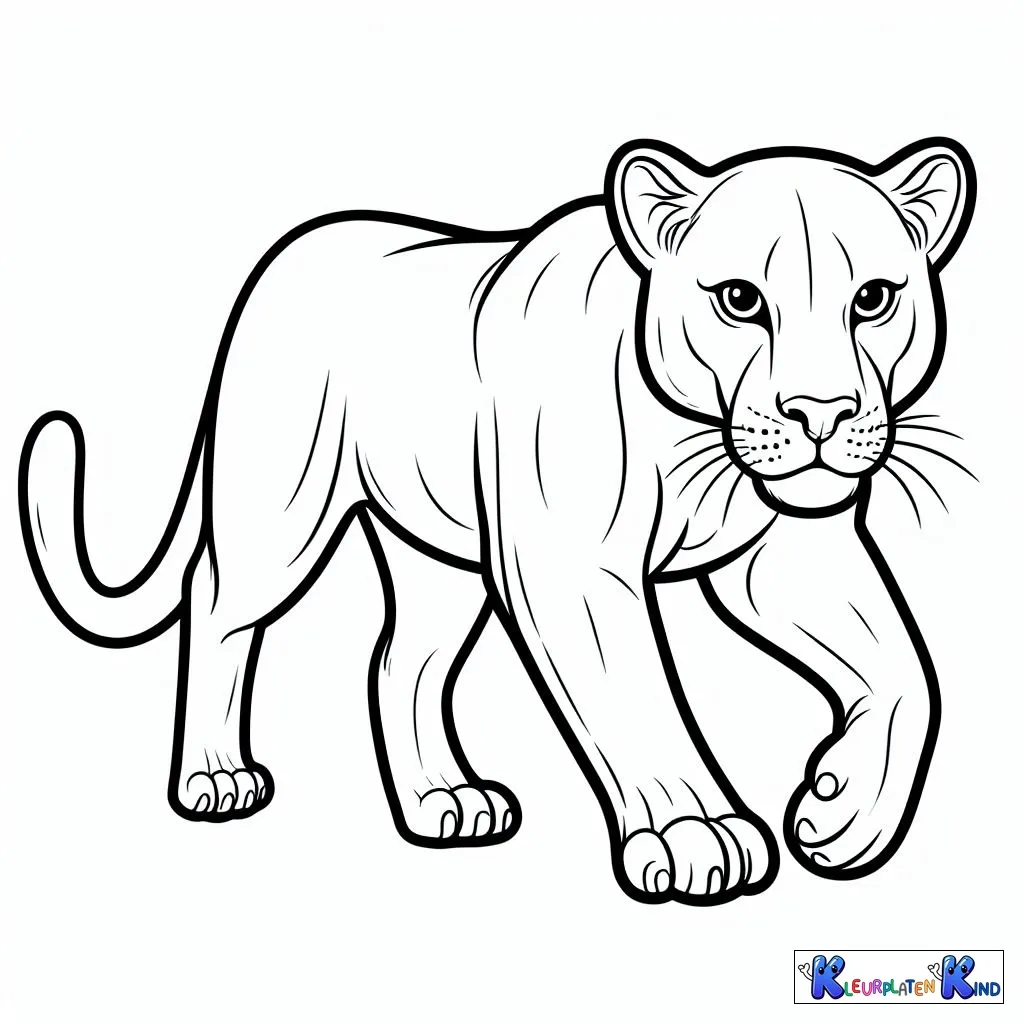 23 Beste panter kleurplaten gratis downloaden
