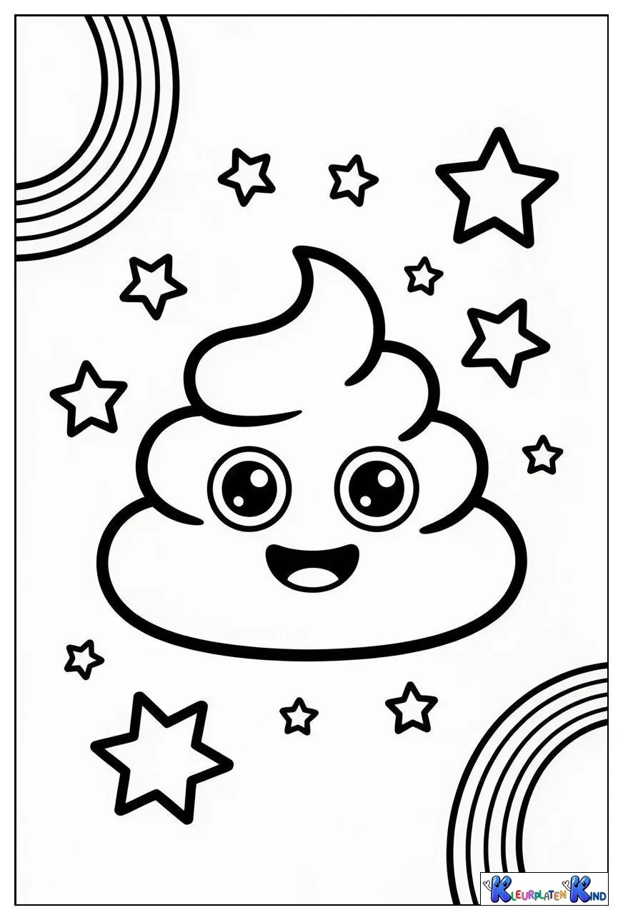 21 grappige poep kleurplaten gratis pdf