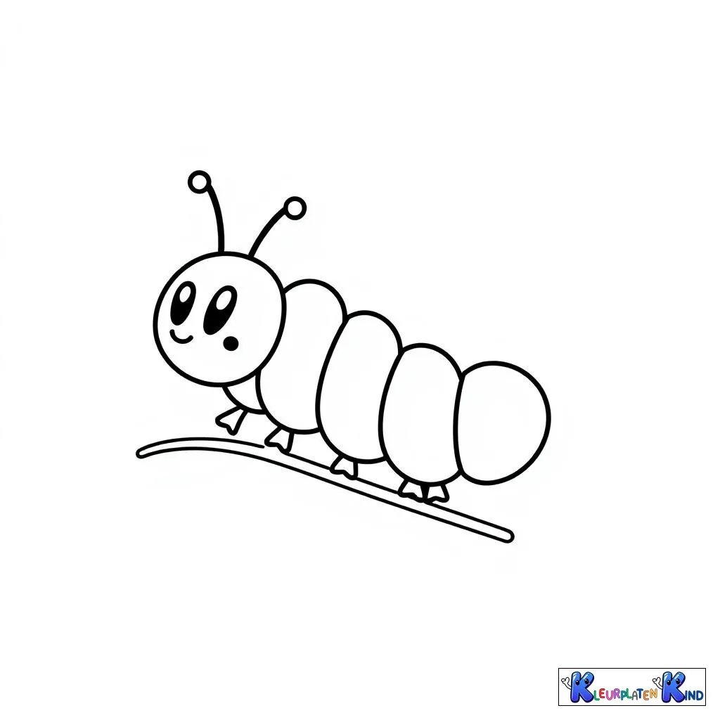 13 leukste rups kleurplaten gratis downloaden