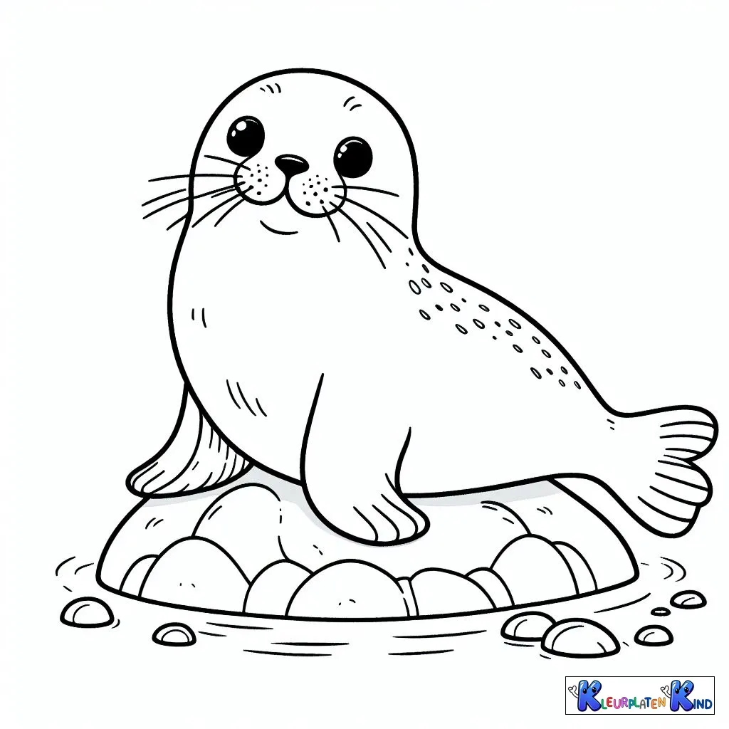 13 leukste zeehond kleurplaten gratis pdf