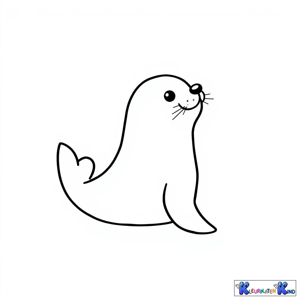 13 leukste zeehond kleurplaten gratis pdf