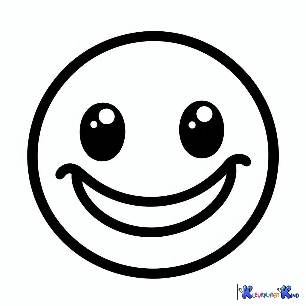 12 leuke smiley kleurplaten gratis PDF