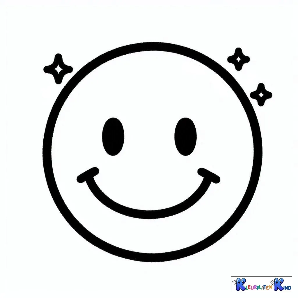 12 leuke smiley kleurplaten gratis PDF