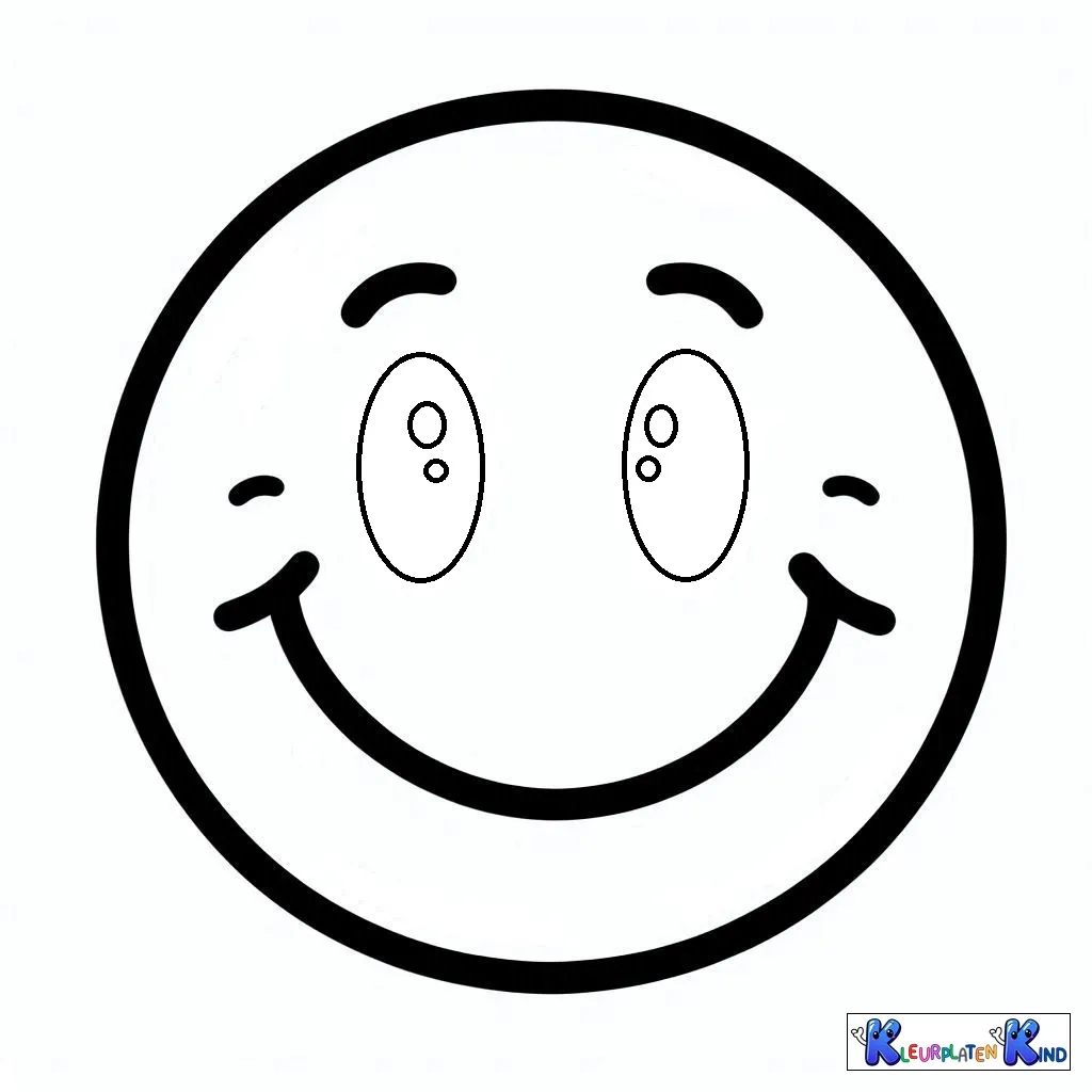 12 leuke smiley kleurplaten gratis PDF