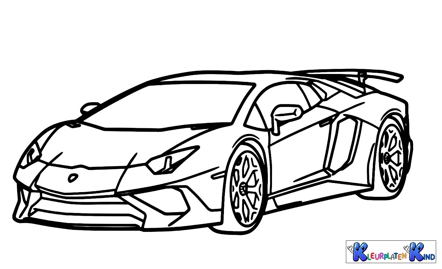 27 Lamborghini kleurplaten gratis downloaden