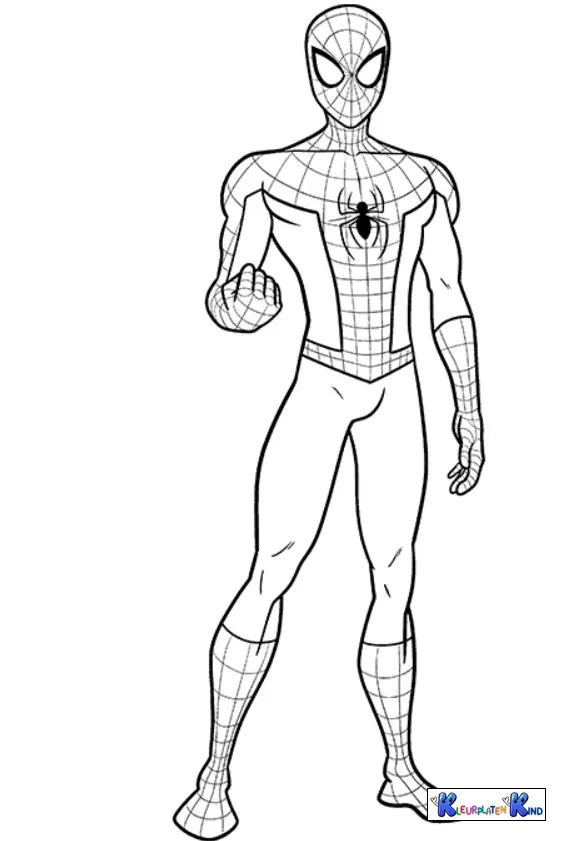 Superhelden kleurplaten prachtige gratis