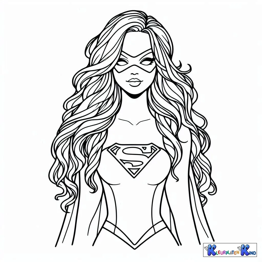 Superhelden kleurplaten prachtige gratis