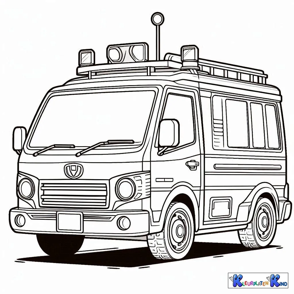35 Voertuigen kleurplaten om gratis te printen en kleuren