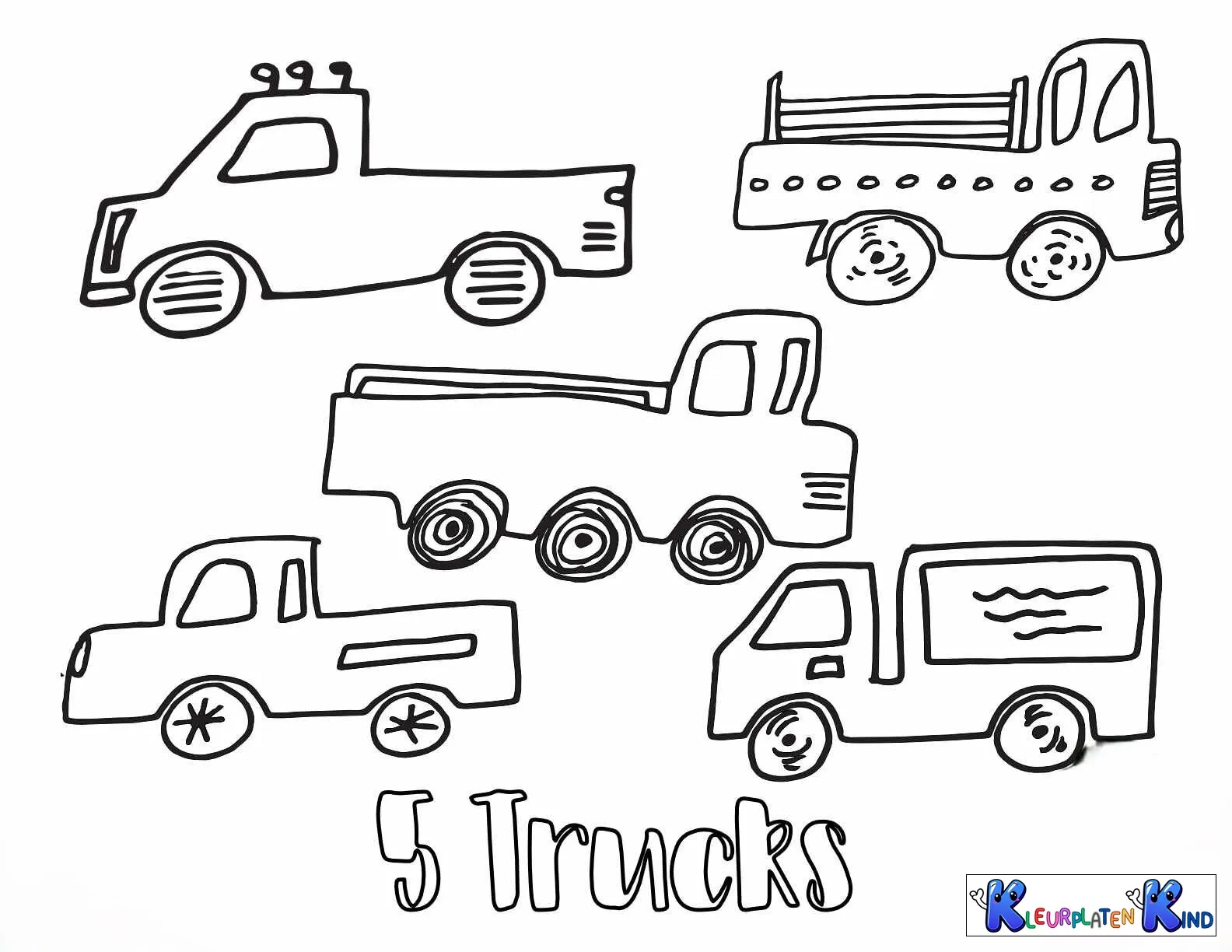 35 Voertuigen kleurplaten om gratis te printen en kleuren
