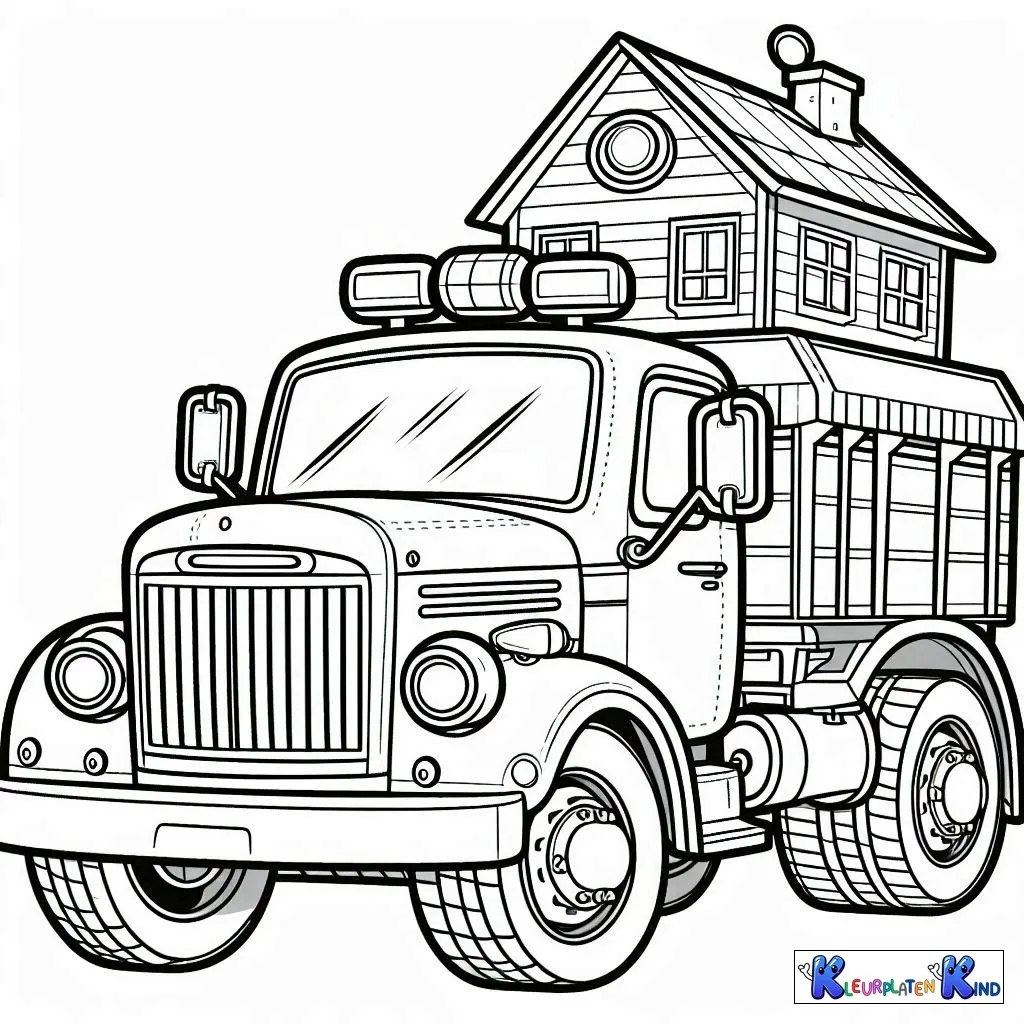 35 Voertuigen kleurplaten om gratis te printen en kleuren