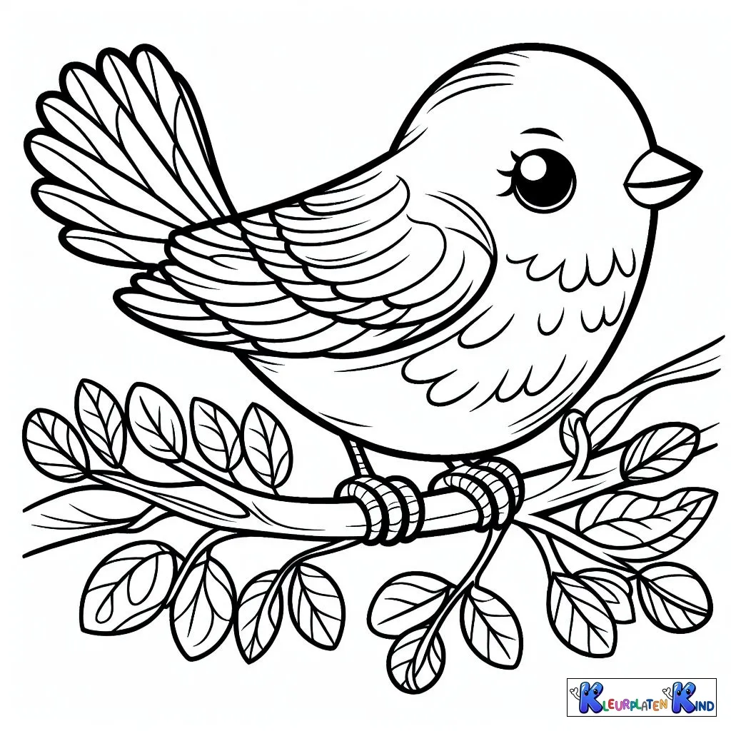 20 prachtige vogel kleurplaten om gratis te printen
